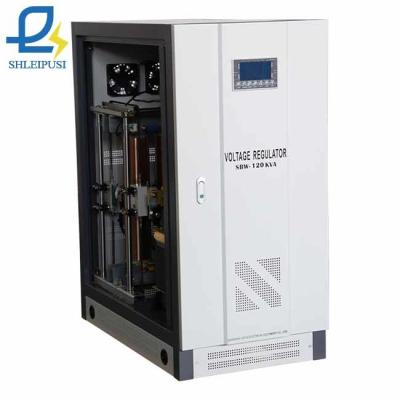 China 415V AVR  Voltage Stabilizer 150KVA 120KVA Servo Type 3 Phase Voltage Regulator for sale