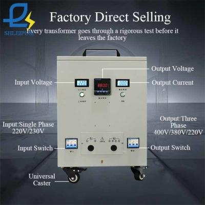 China 2 Phase To 3 Phase Converter Transformer Step Up Voltage Transformer for sale