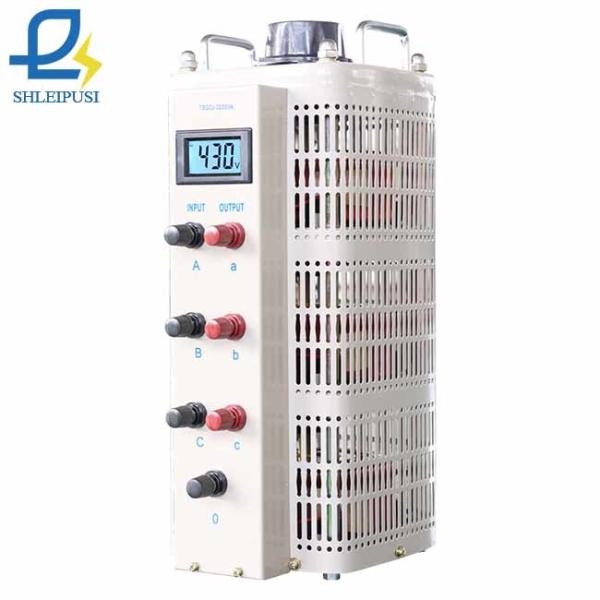 Quality 3 Phase Variac TSGC2 Series Variable Transformer Voltage Regulator 380V 430V for sale