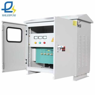 China Outdoor Rainproof Voltage Transformer 3 Phase Power Transformer 200KVA for sale
