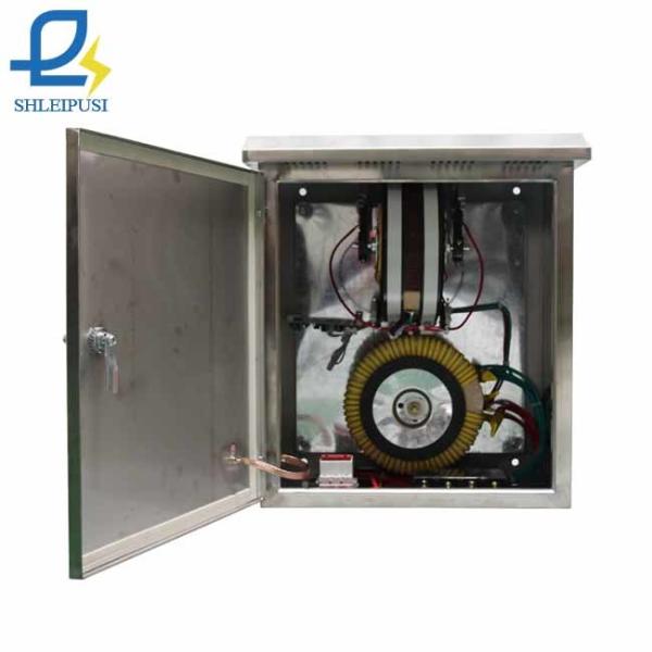 Quality Outdoor Use Voltage Stabilizer Stainless Cabinet 220V Servo Type Voltage Regulator for sale