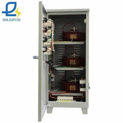 China AVR SVC Servo Voltage Regulators /  Stabilizers 3 Phase 10KVA 380V 220V for sale