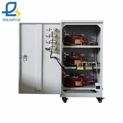 China 3 Phase High Precision Copper AVR Industrial Voltage Stabilizer 30KVA 380V for sale