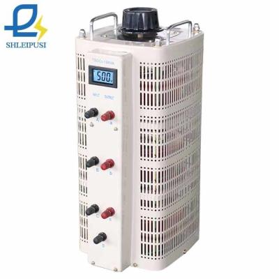 China 15KVA Rated Capacity Dry Type Three Phase Variac 0-500V Adjustable Output for sale