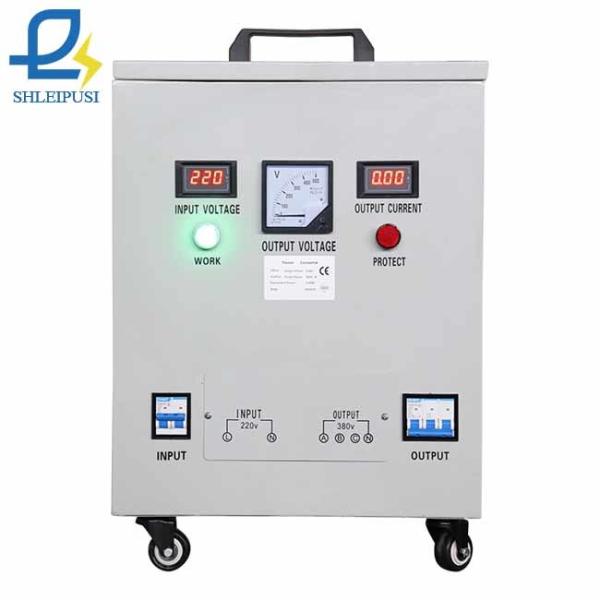 Quality 6KVA Single Phase to Three Phase Voltage Transformer with Digital Display for sale