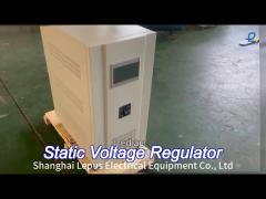 three phase 380v servo voltage stabilizer with intelligent lcd touch screen