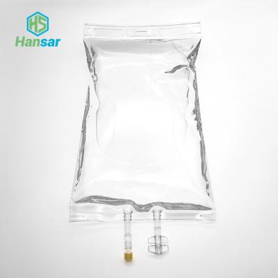 China ce iso sterile non-toxic soft pvc iv infusion bag 50ml 100ml for single use for sale
