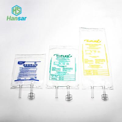 China iv feed fluid infusion  bag for sale