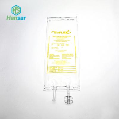 China good quality price infuser two tube iv infusion bag with plug for single use of 25pcs for sale