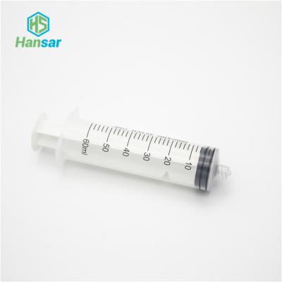 China luer lock sterile syringe and needle 60ml 10ml for sale