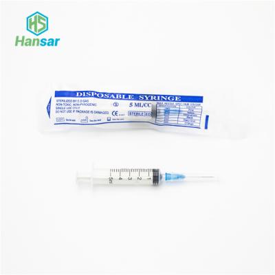 China 5ml disposable air water syringe for fill perfume for sale