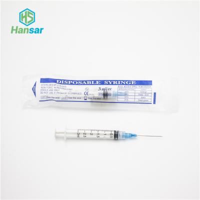 China 3ml luer lock disposable transparent style dispenser dental syringe for sale