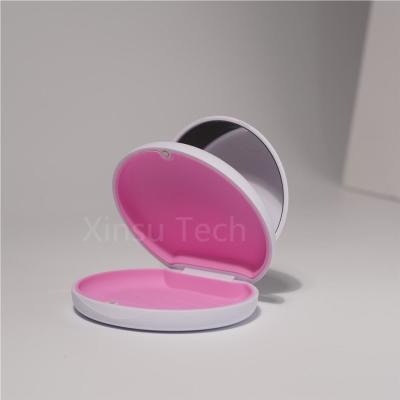 中国 ミラー、黒い個人化された保持器の箱が付いているカスタマイズされたロゴのアライナの箱 販売のため