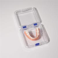China Plastic Lockable Dental Lab Crown Boxes With Clear Membranes for sale
