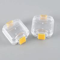 China Square Shape Plastic Crown Box Transparent With Lock OEM ODM for sale