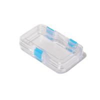 China Square Shape Plastic Dental Crown Boxes With Membrane OEM ODM for sale