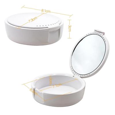 中国 承認されるミラーのセリウムが付いているカスタマイズされたマウス・ガードの貯蔵容器 販売のため