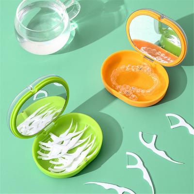Cina Cassa sicura del Aligner di colore arancio con la chiusura magnetica dello specchio in vendita