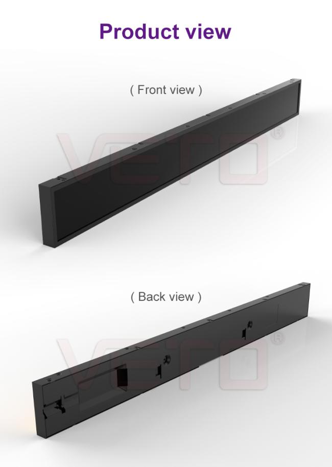 China dehnte Stange LCD-Anzeigen-schmale Regal-digitale Beschilderung Supplier03 aus