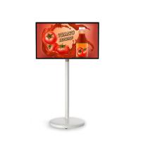 China 32 Inch Mobile Smart Touch Screen Monitor with 230WH Battery and 1920x1080 IPS Display for sale
