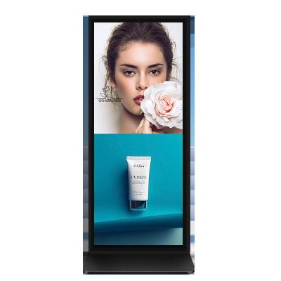 VETO 65 75 Inch Custom Size Full Screen Digitaal Signage 4k Indoor lcd Reclame Kiosk Verticaal Totem