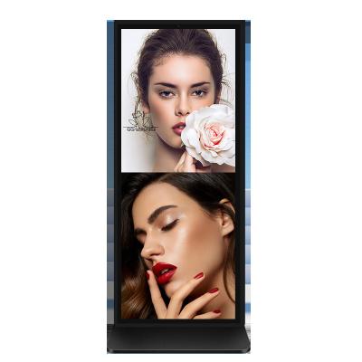 中国 70 75 86 インチ 広告 デジタルサイネージ 4K フルスクリーン フロアスタンド 販売のため