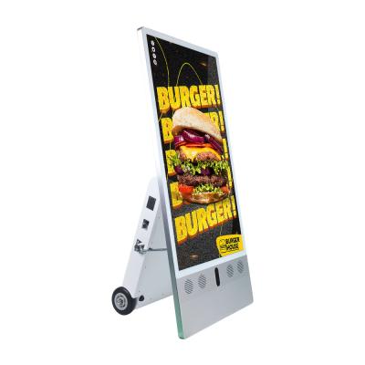 中国 VETO 43インチ アウトドア液晶 防水 携帯 バッテリーディスプレイ HD モバイル デジタル ポスター 販売のため