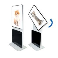 China 43-inch 1080P Interactive Touch Screen Kiosk with Rotating LCD Display, 1920×1080 Resolution and 60000 Hours Life Expectancy for sale