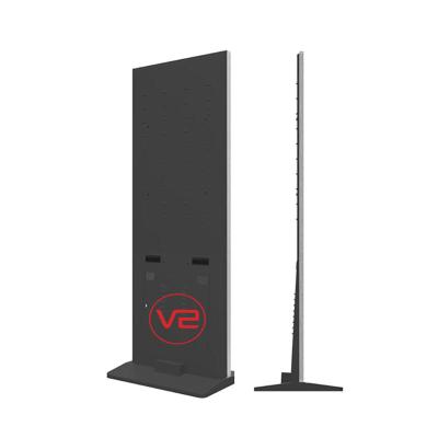 Chine Angle de visualisation large d'affichage ultra mince d'affichage à cristaux liquides, kiosque debout 43 de plancher à vendre