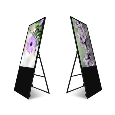 China Android Composite Function Portable Foldable Ultra-Thin Indoor Advertising Display Machine for sale