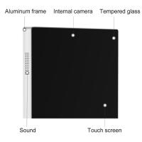 China 65 Inch Magic Mirror LCD Advertising Display with 10-Point Touch, 1920x1080 Resolution, 70% Reflectance for sale