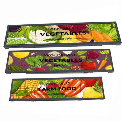China 43.9 Inch Shelf Edge Digital Display Stretched Bar Lcd Screen For Supermarket for sale