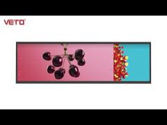 VETO Indoor Custom Wide stretched bar Advertising Monitor 29 35 37 inch bar lcd panel scherm voor supermarkt