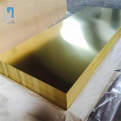 Cina Piatto d'ottone 5mm, strato d'ottone sottile C67400 di H62 H65 per i dispositivi termici in vendita