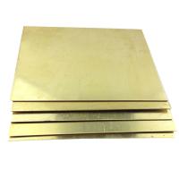 China Polished Brass Sheet Plate 2500mm Width SGS ISO certification for sale