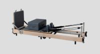 China Space Saving Foldable Maple Pilates Reformer U+PL015D with Compact Storage Design for sale
