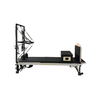 China Versatile Metal Pilates Reformer Tower Barbell Aluminium Reformer U+PL025A Spring Components for sale