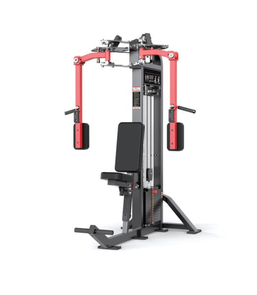 Quality Professional Strength Gym Equipments Polished Finish Pre Assembled Deck Pec Fly Machine U+H2002 for sale