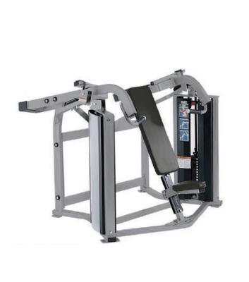 China Exercise Iso Pin Loaded Shoulder Press Machine U+H3005 Padded Seat Easy Adjust for sale