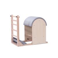 Quality Maple Wood Wooden Pilates Equipment Pilates Ladder Barrel U+PL003 Curved Stretch for sale