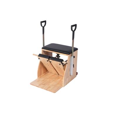 China Oak Wood Pilates Wunda Chair U+PL009 with Adjustable Spring Resistance for sale