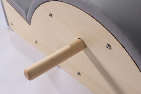 Quality Maple Wood Pilates Spine Supporter U+PL005 With Spinal Alignment Surface for sale