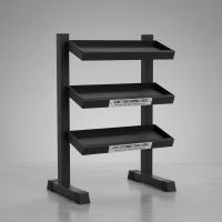China Slim 3 Tier Dumbbell Rack U+B8047 Pro Level Tested Force Optimized Zero Play for sale