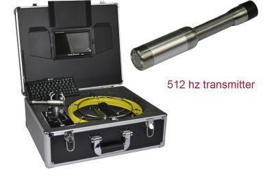 China Sewer Line drain pipe video inspection with transmitter for sale