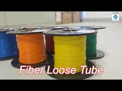 coloful fiber loose tube , 0.9mm loose tube fiber optic cable