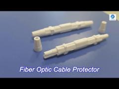 Witte FTTH-optische vezel fusiebescherming Ronde doos voor optische vezel gesmolten kabel