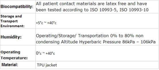 Mortara Holter ECG Patient Cable with integrated 10 leadwires