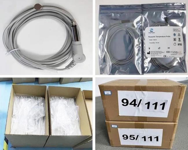 GE Datex Ohmeda 3-Pin Connector Infant Warmers Temperature Probe 6600-0875-700 1