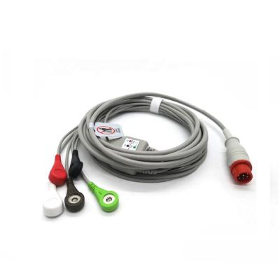 China Bionet BM3 BM3VET ECG Cable One Piece For Hospital Medical Use Patient Monitor for sale