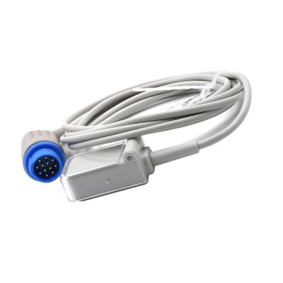 China 12PIN Biolight SpO2-adapterkabel Vrouwelijke 9-pins D-Sub-connector 15-027-0005 Te koop